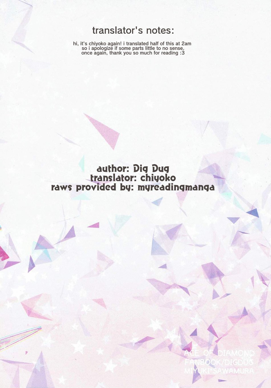 Daiya No Ace Dj Refrain By Dig Dug Kurocastle [eng] Updated